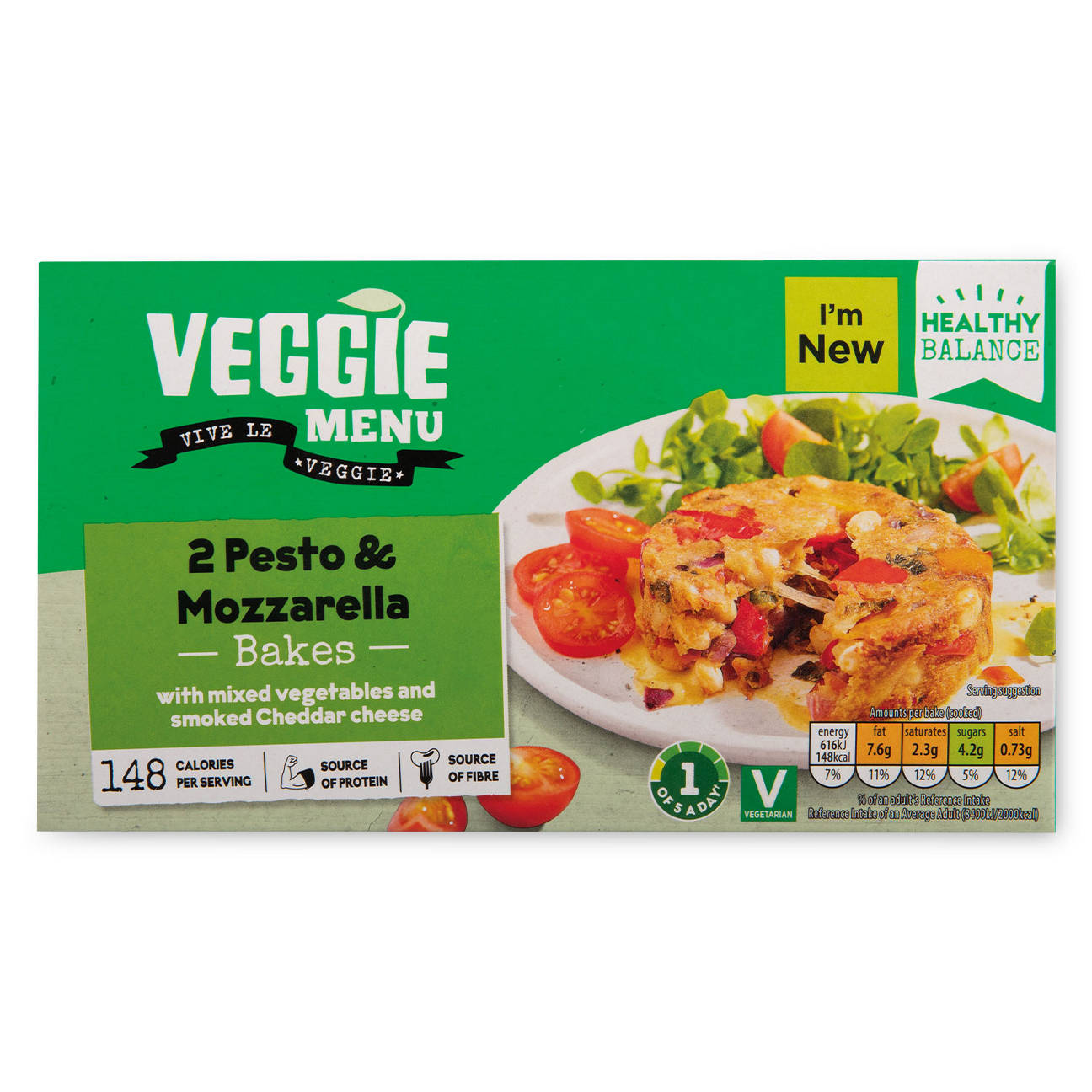 Pesto & Mozzarella Bakes 2 Pack | ALDI UK